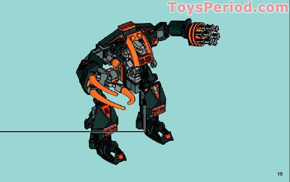 LEGO 8101 Claw Crusher Instructions and Parts List