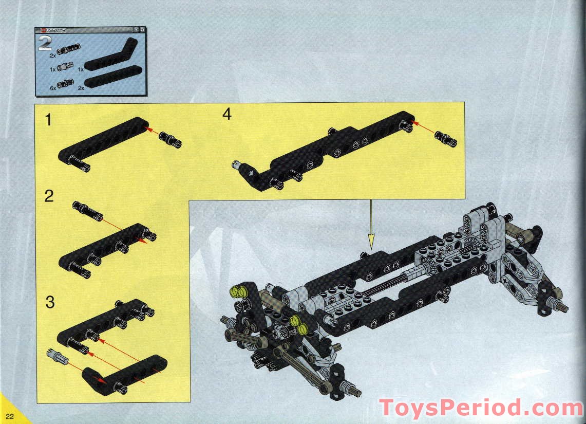LEGO 8465 Extreme Off-Roader Instructions and Parts List