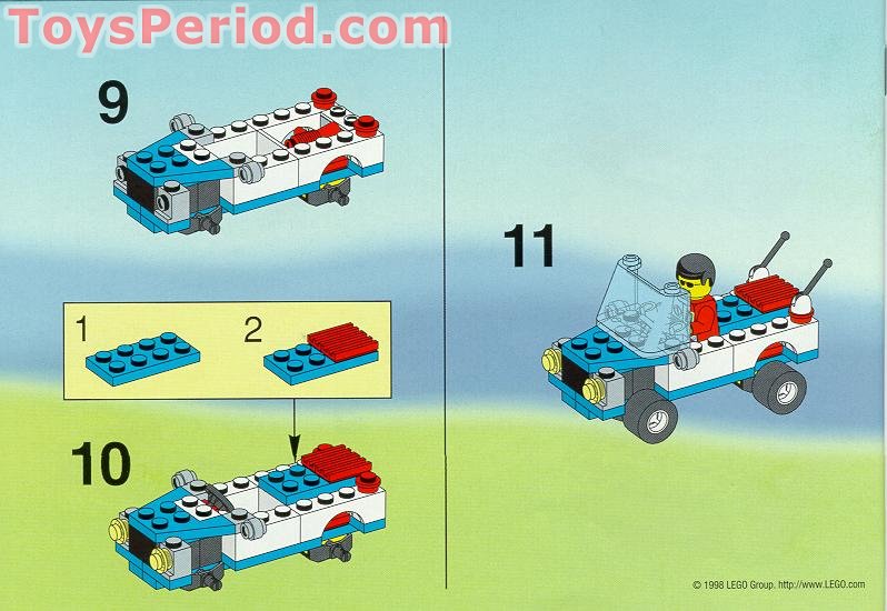 LEGO 2998 Stena Line Promotional Set: Hydrofoil Instructions and Parts List