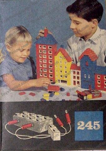 LEGO 245 Lighting Device Pack Instructions and Parts List