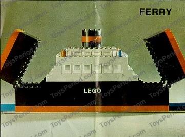 LEGO 343-1 Ferry Boat Instructions and Parts List