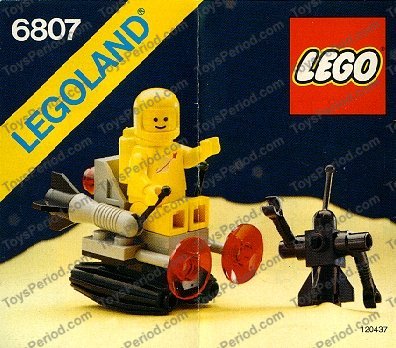 LEGO 6807 Space Sledge with Astronaut and Robot Instructions and Parts List