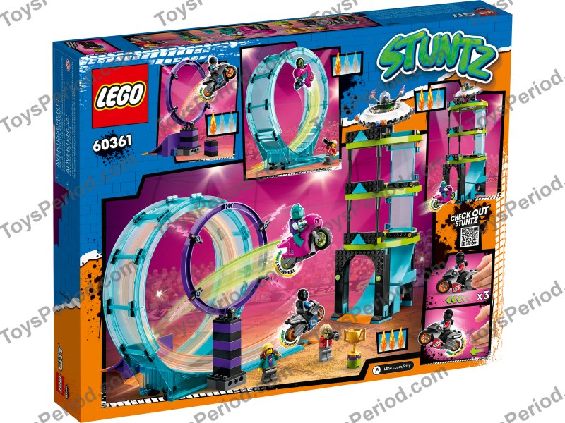 LEGO 60361 Ultimate Stunt Riders Challenge Set Parts Inventory and ...