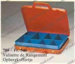 LEGO 789-2 Suitcase with Trays, Red (Empty) Set from 1974 | LEGO Reference