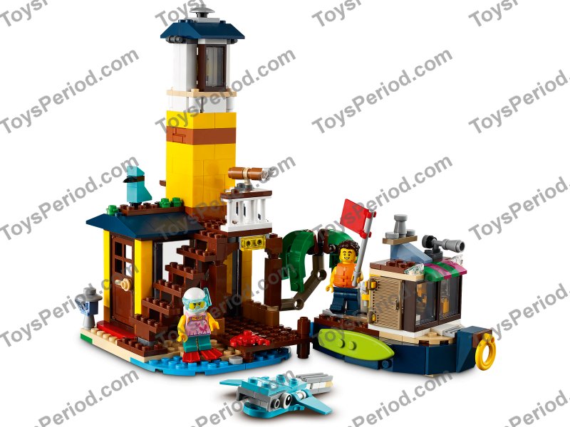 LEGO 31118 Surfer Beach House Set Parts List