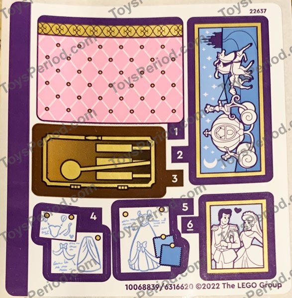 LEGO Sets with Part 43206stk01 Sticker Sheet for Set 43206 - (10068839/ ...