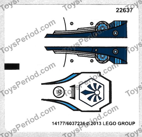 LEGO Sets with Part 70007stk01 Sticker Sheet for Set 70007 - (14177/ ...