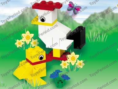 LEGO 1264 Easter Chicks Instructions and Parts List