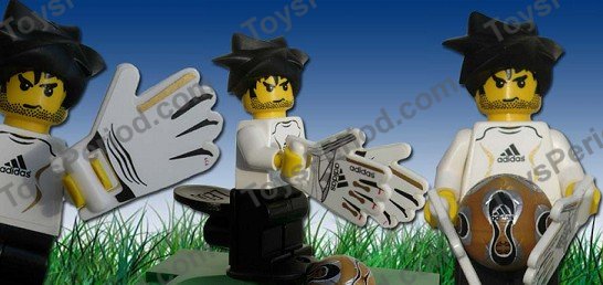 LEGO 3573 Soccer Player Number 3 Goalie (Adidas 'Super Goalie' Promo ...