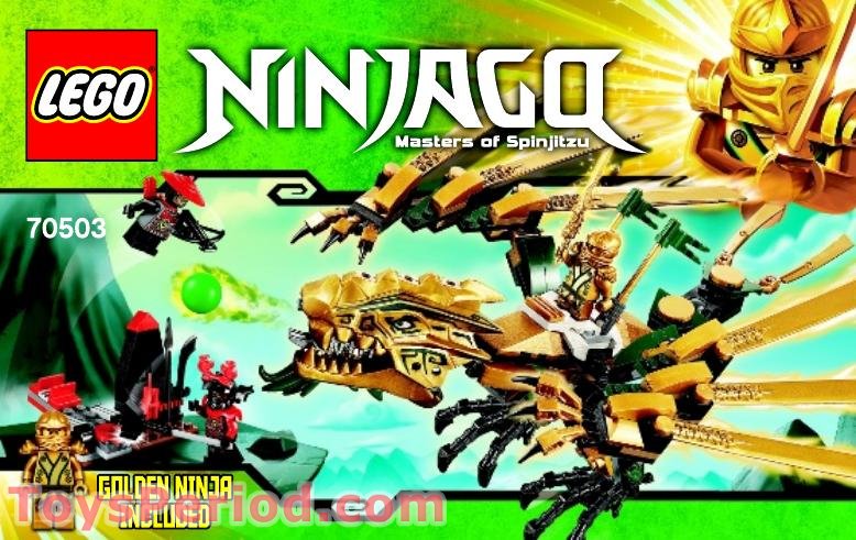 LEGO 70503 The Golden Dragon Instructions and Parts List