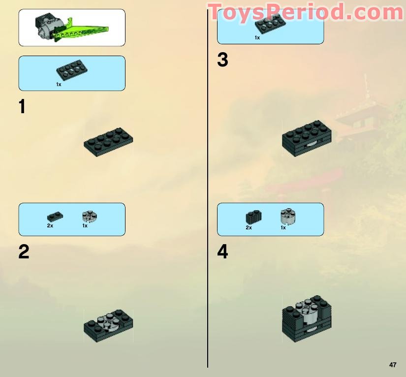 LEGO 9443 Rattlecopter Instructions and Parts List