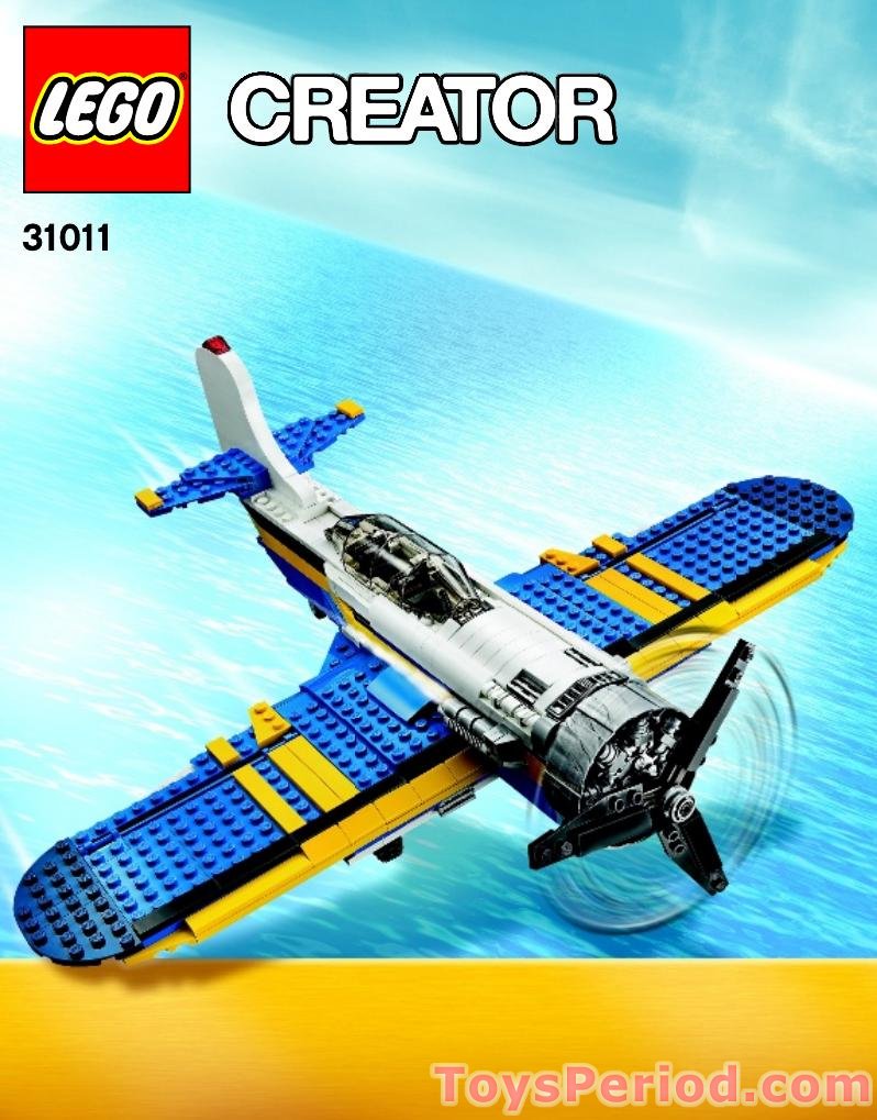 LEGO 31011 Aviation Adventures Instructions and Parts List