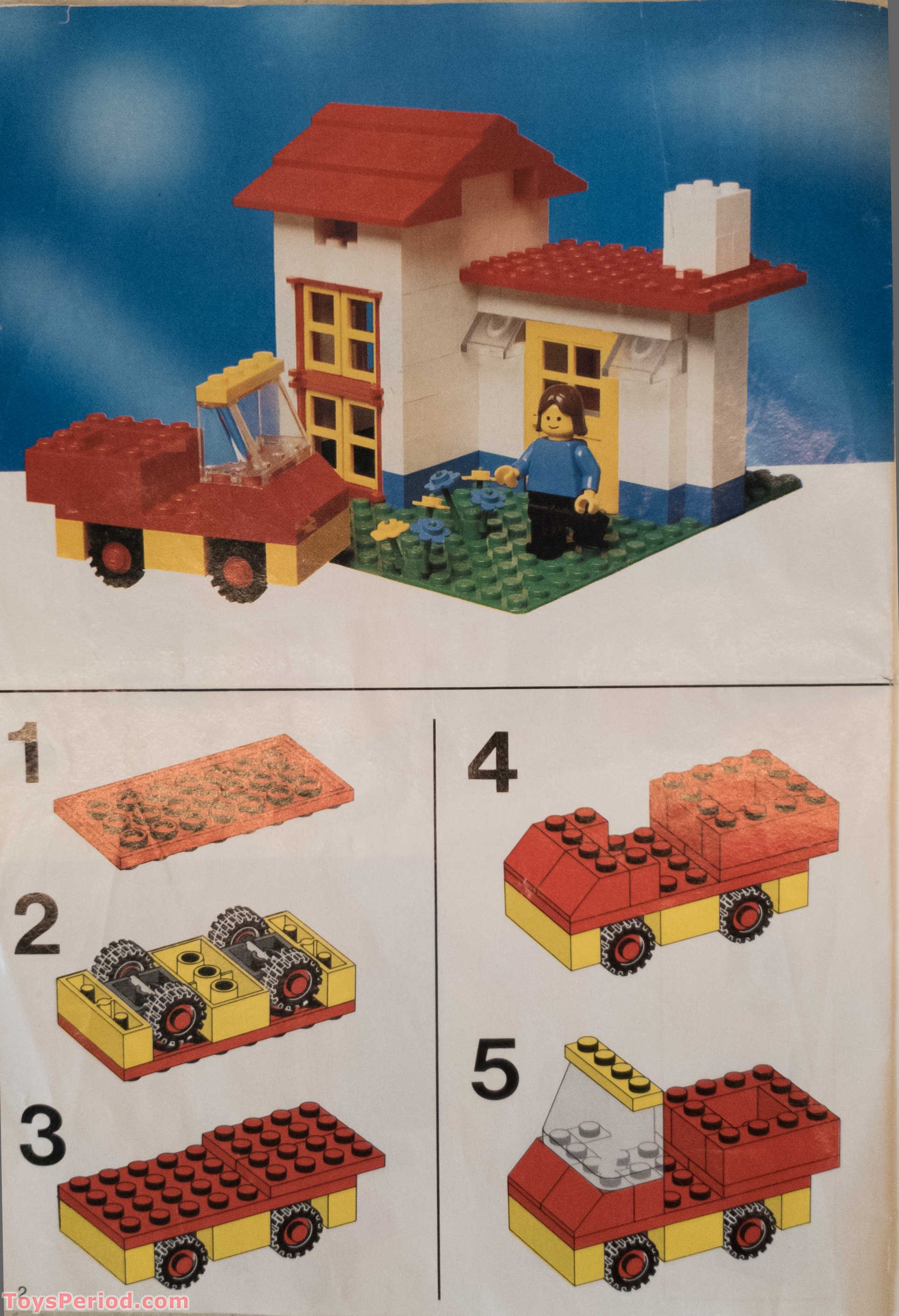 LEGO 1878 Small Bucket Instructions and Parts List