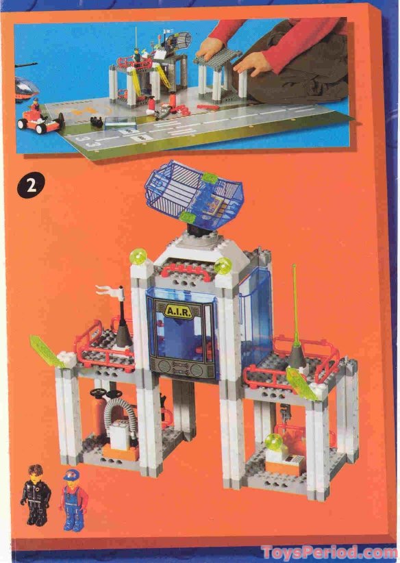 LEGO 4620 A.I.R. Operations HQ Instructions and Parts List