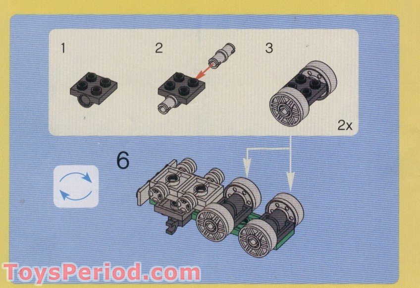 LEGO 4837 Mini Trains Instructions and Parts List