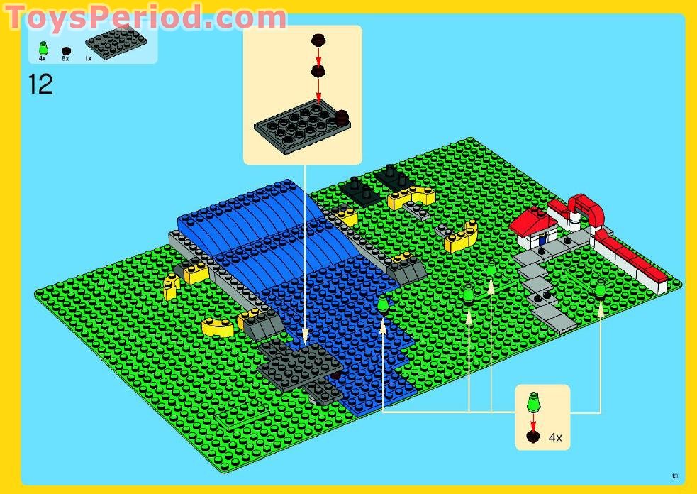 LEGO 4957 Ferris Wheel Instructions and Parts List