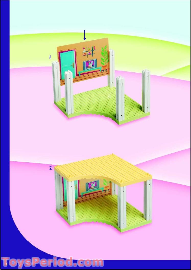 LEGO 5940 Doll House Instructions and Parts List