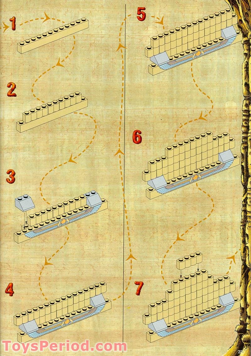 LEGO 5988 Pharaoh's Forbidden Ruins Instructions and Parts List