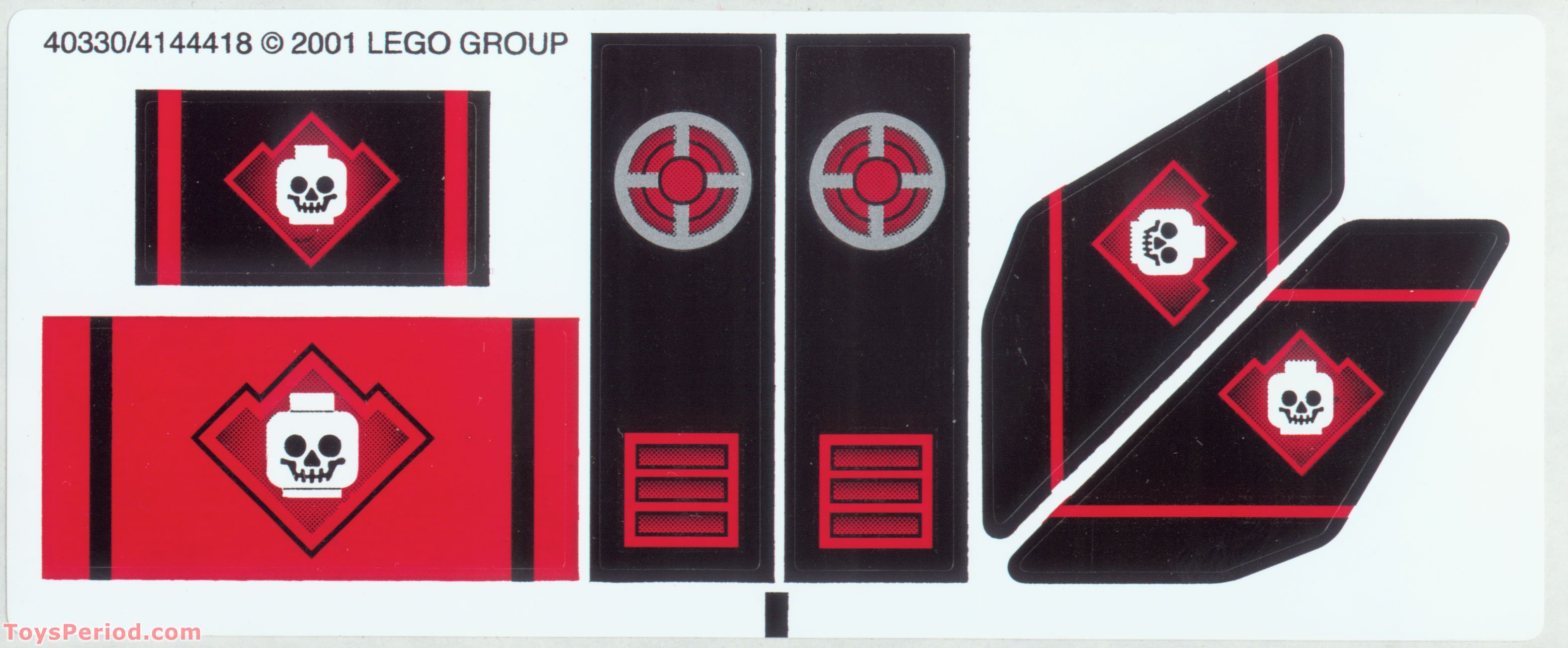 LEGO 6776 Ogel Control Center Instructions and Parts List