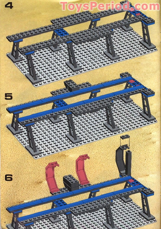 LEGO 6955 Space Lock-Up Isolation Base Instructions and Parts List