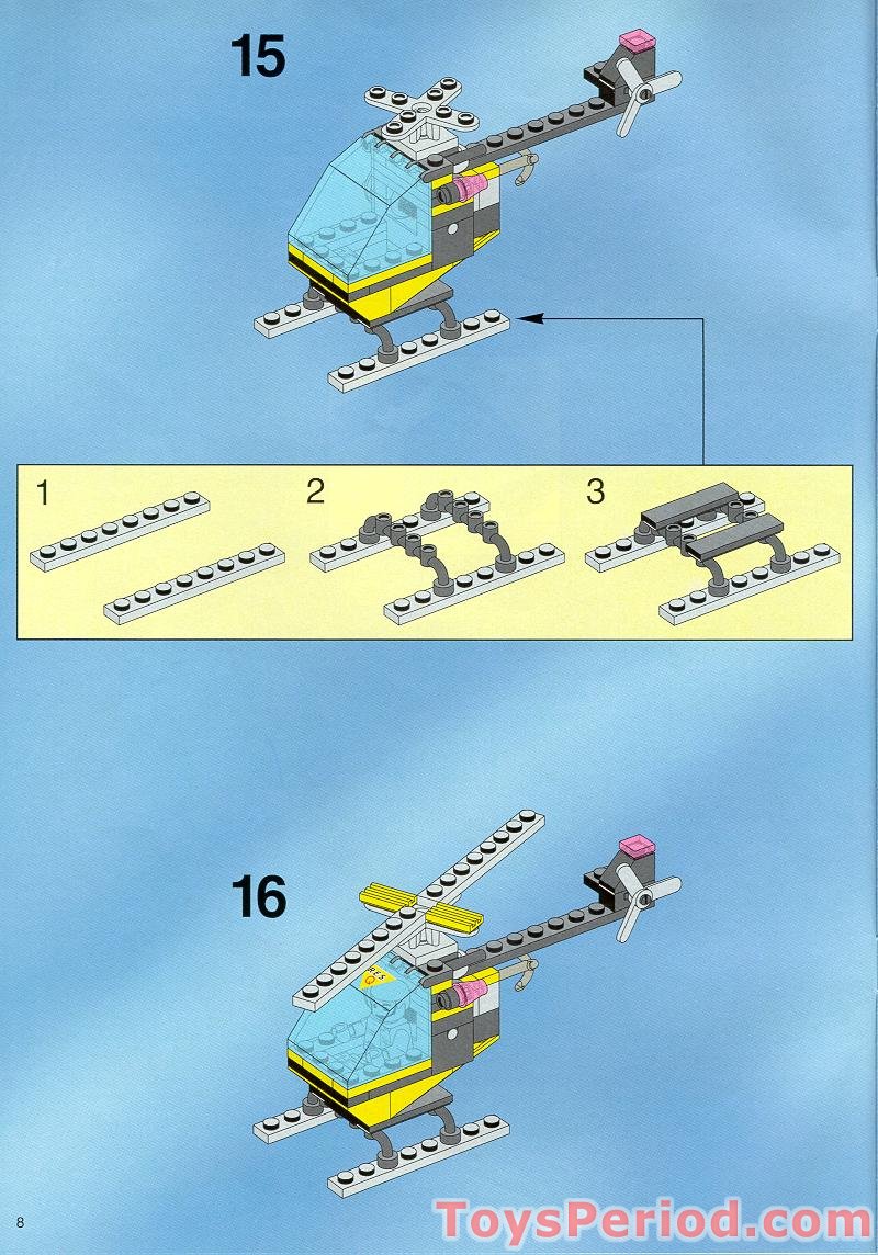 LEGO 6479 Emergency Response Center Instructions and Parts List