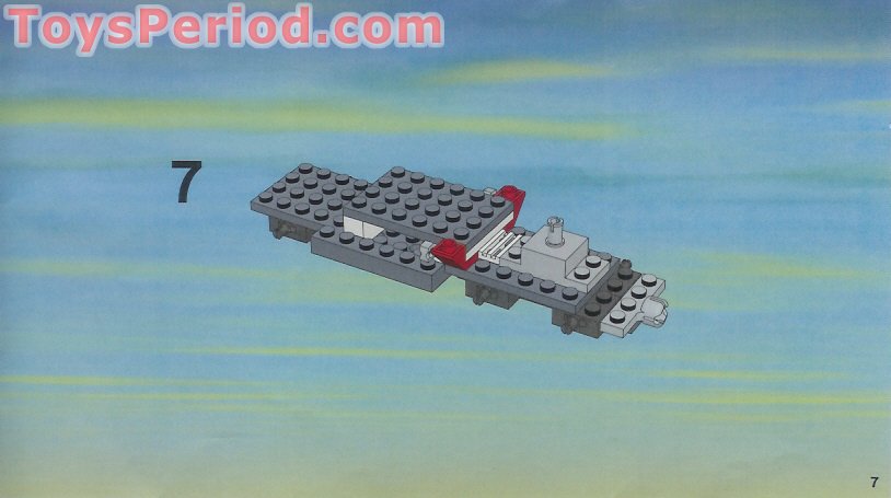 LEGO 7239 Fire Truck Instructions and Parts List