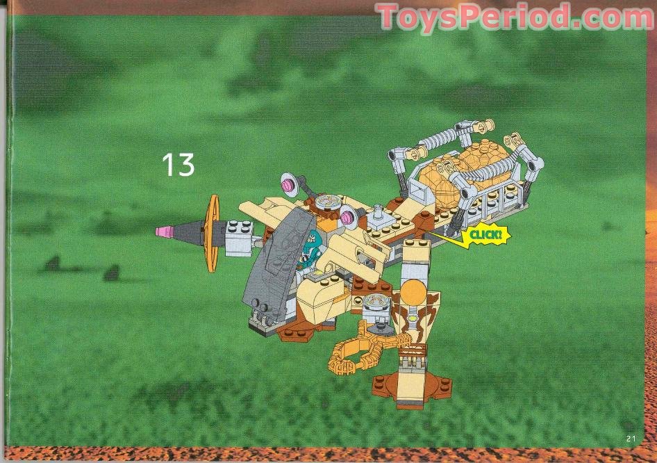 LEGO 7316 Excavation Searcher Instructions and Parts List