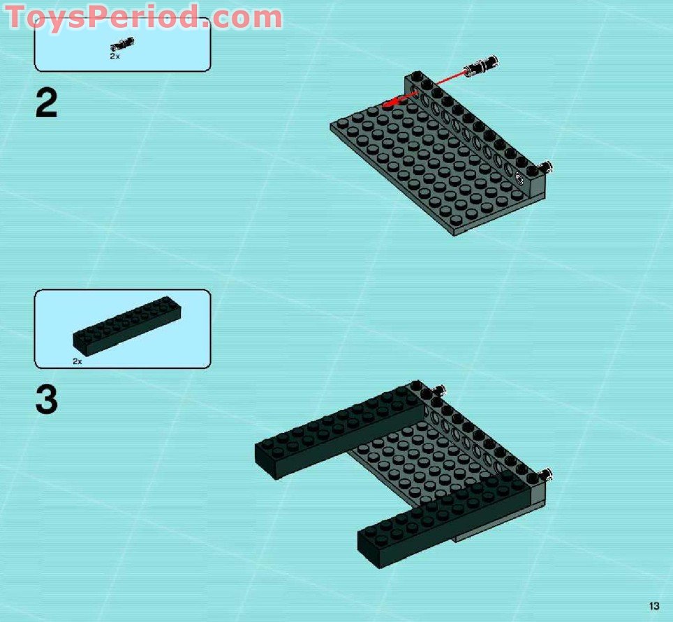 LEGO 8636 Mission 7: Deep Sea Quest Instructions and Parts List