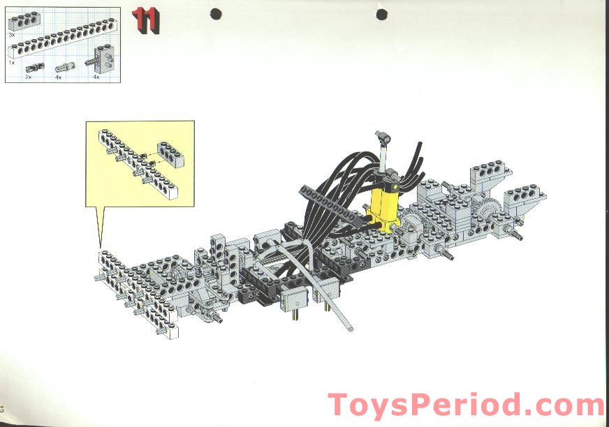 LEGO 8868 Air Tech Claw Rig Instructions and Parts List