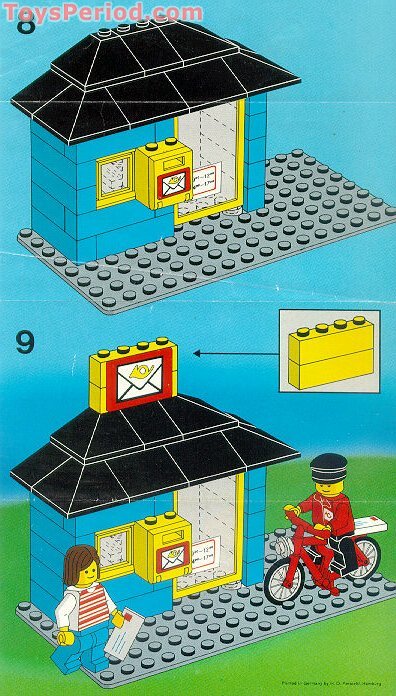 LEGO 6689 Post-Station Instructions and Parts List
