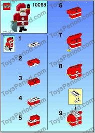 LEGO 10068 Santa Claus Instructions and Parts List