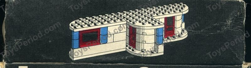 LEGO 212-1 Small House Set, Left Instructions and Parts List