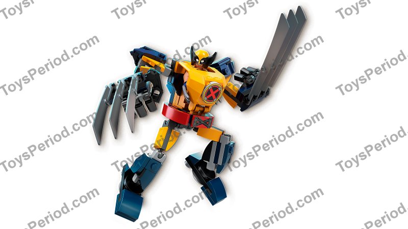 LEGO 76202 Wolverine Mech Armor Set Parts List