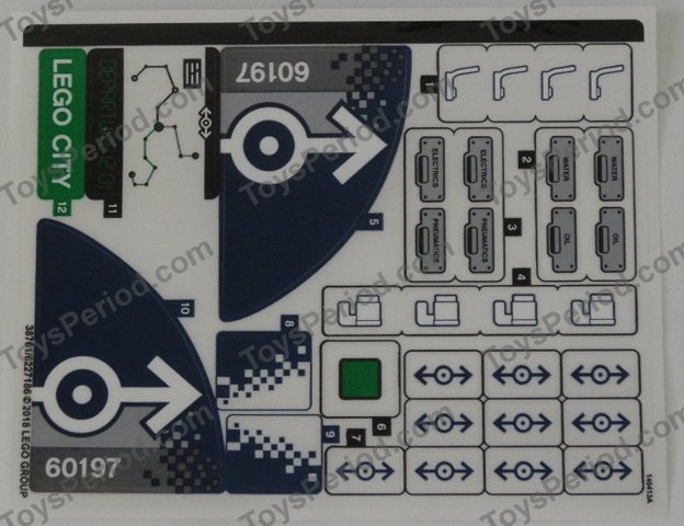 LEGO Sets with Part 60197stk01 Sticker Sheet for Set 60197 - (38761/ ...