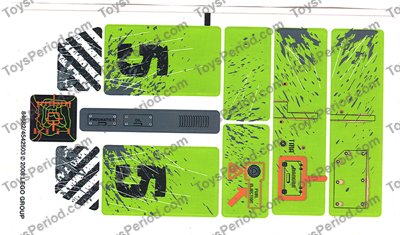 LEGO Sets with Part 8960stk01 Sticker Sheet for Set 8960 - (84682 / ...