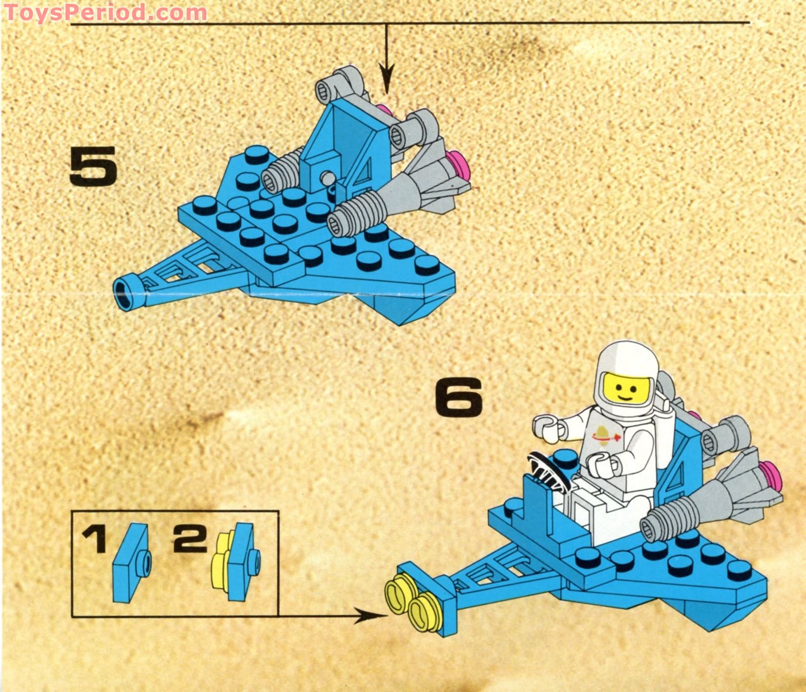 LEGO 6871 Star-Patrol Launcher Instructions and Parts List