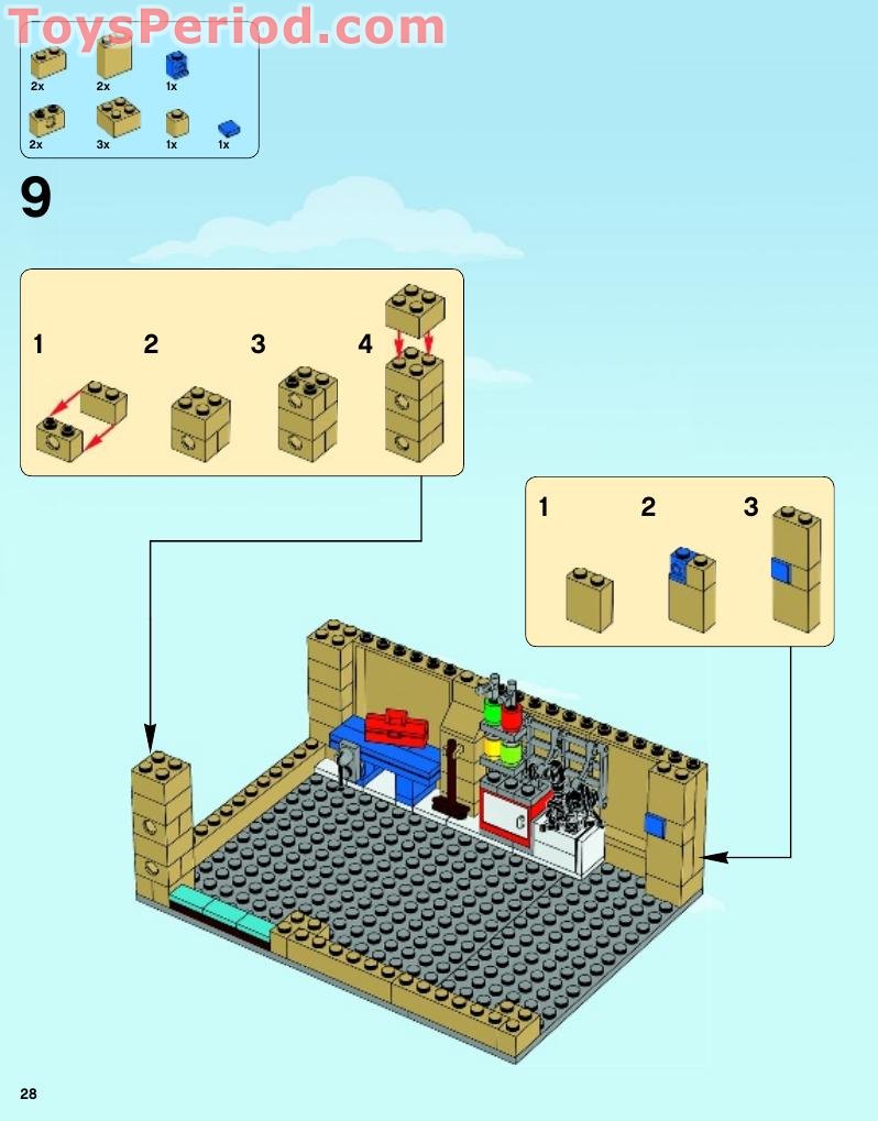 LEGO 71006 The Simpsons House Instructions and Parts List