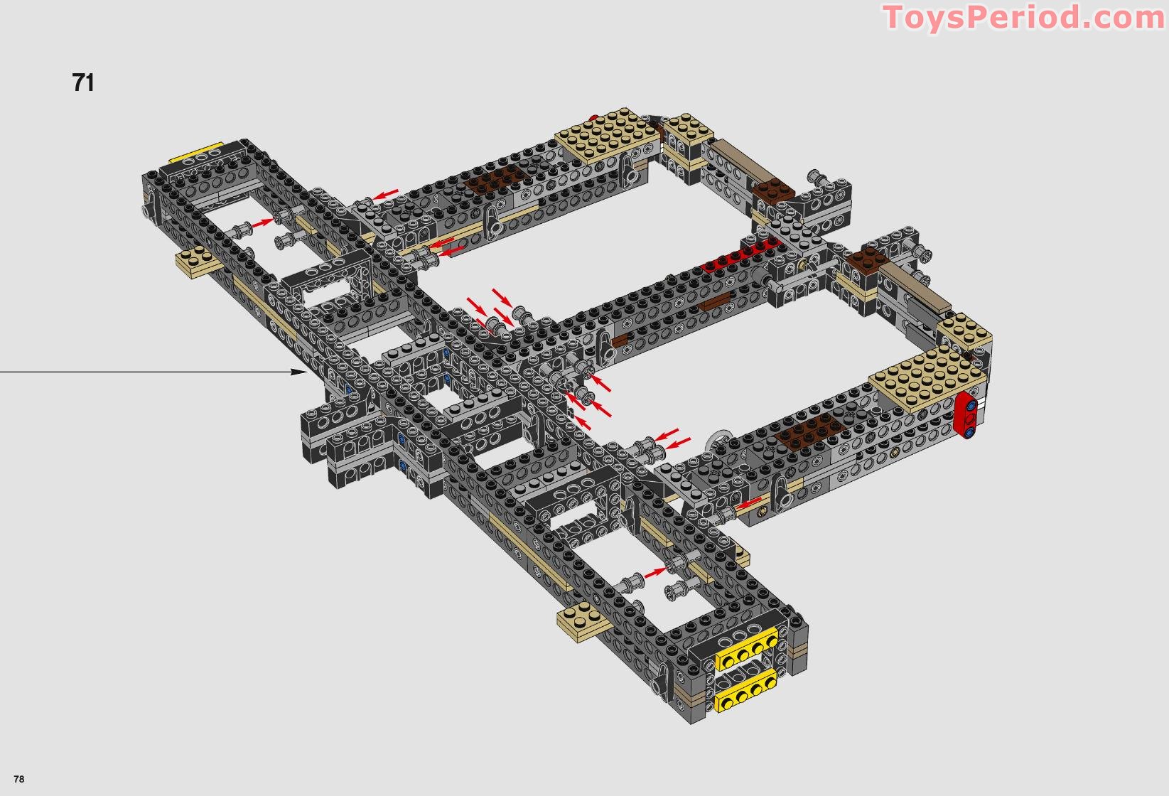 LEGO 75192 Millennium Falcon Instructions and Parts List