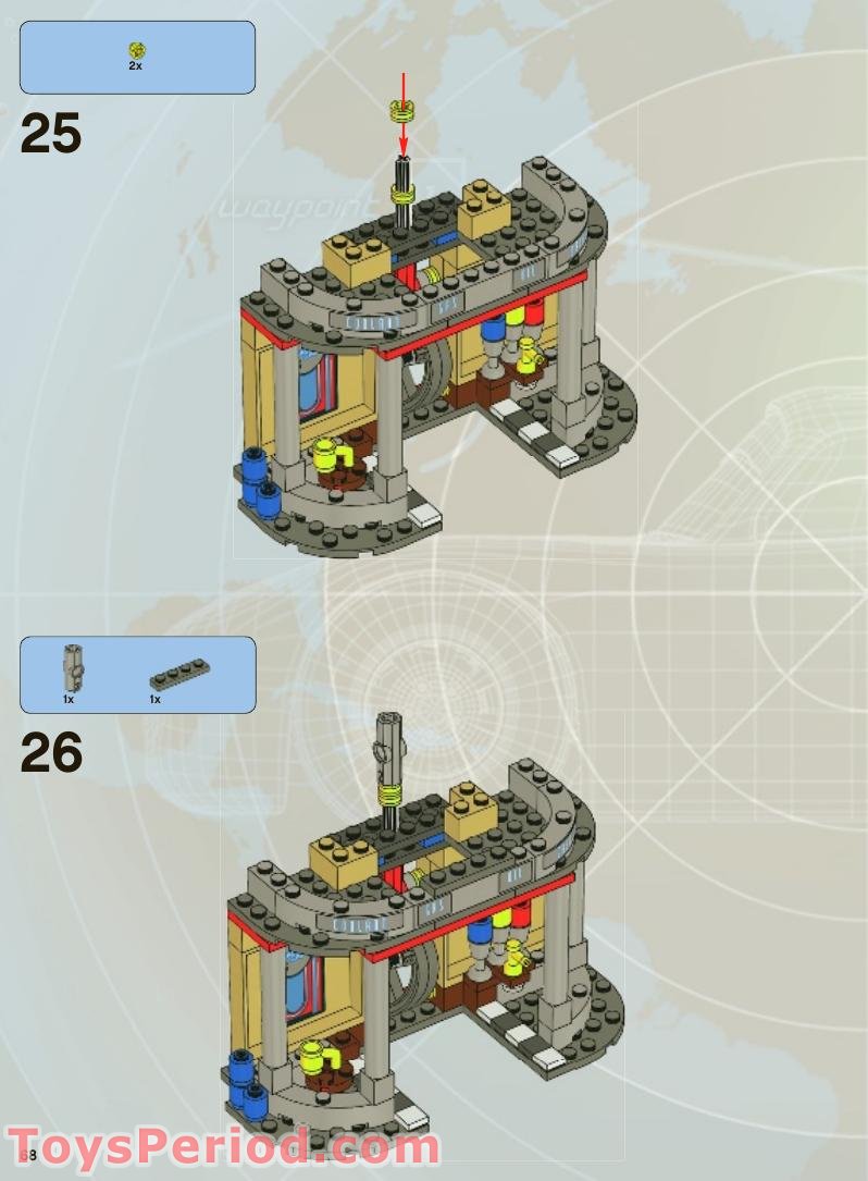 LEGO 8487 Flo's V8 Cafe Instructions and Parts List