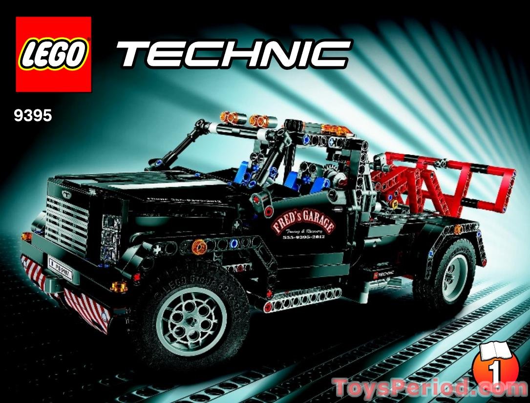 LEGO 9395 Pick-Up Tow Truck Instructions and Parts List