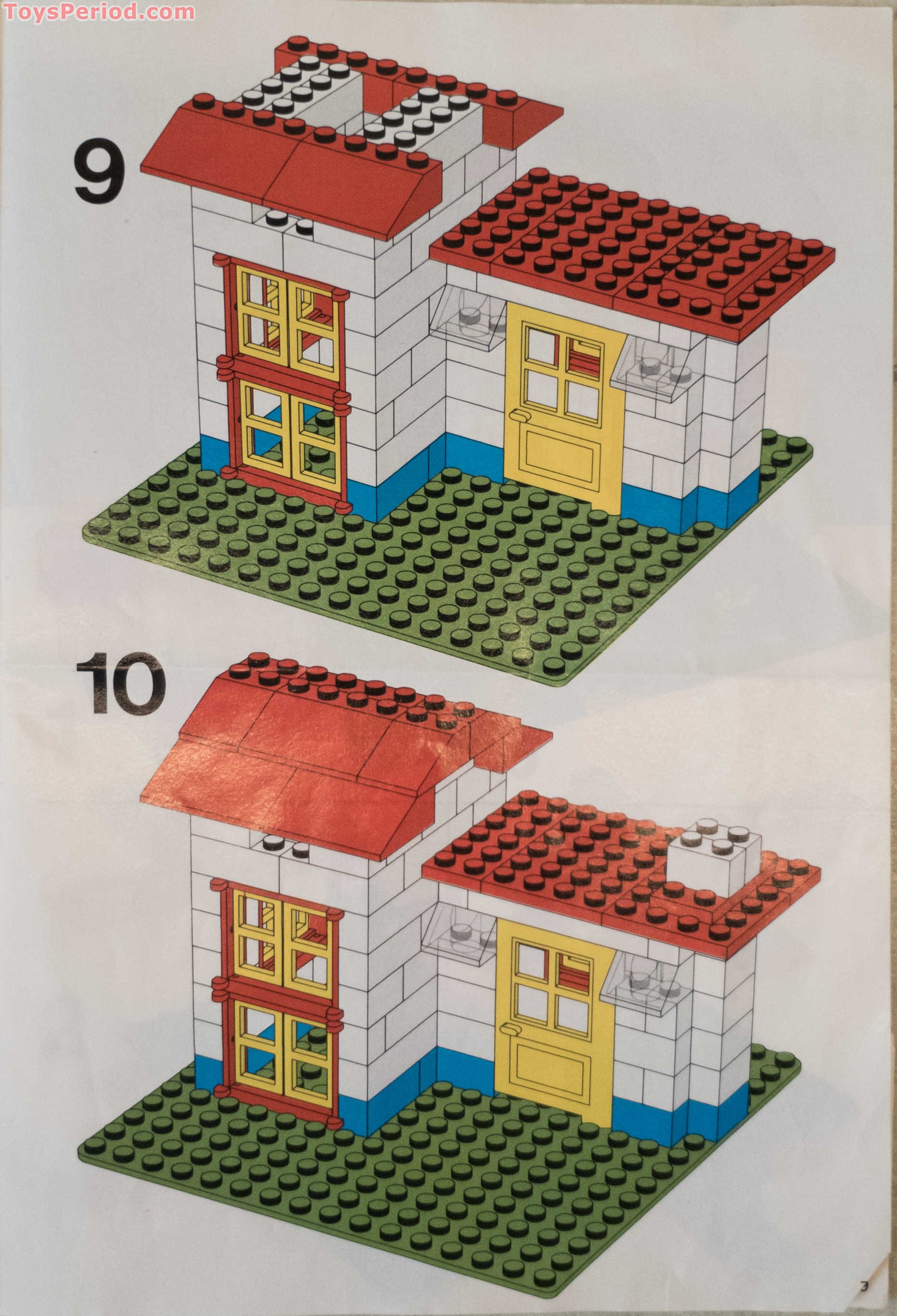 LEGO 1878 Small Bucket Instructions and Parts List