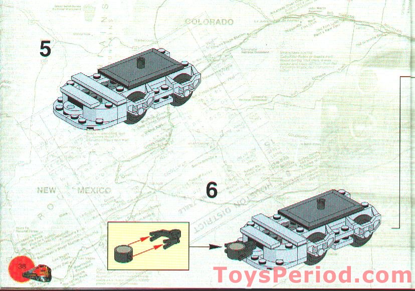 LEGO 10020-1 Santa Fe Super Chief, Standard Edition Instructions and ...