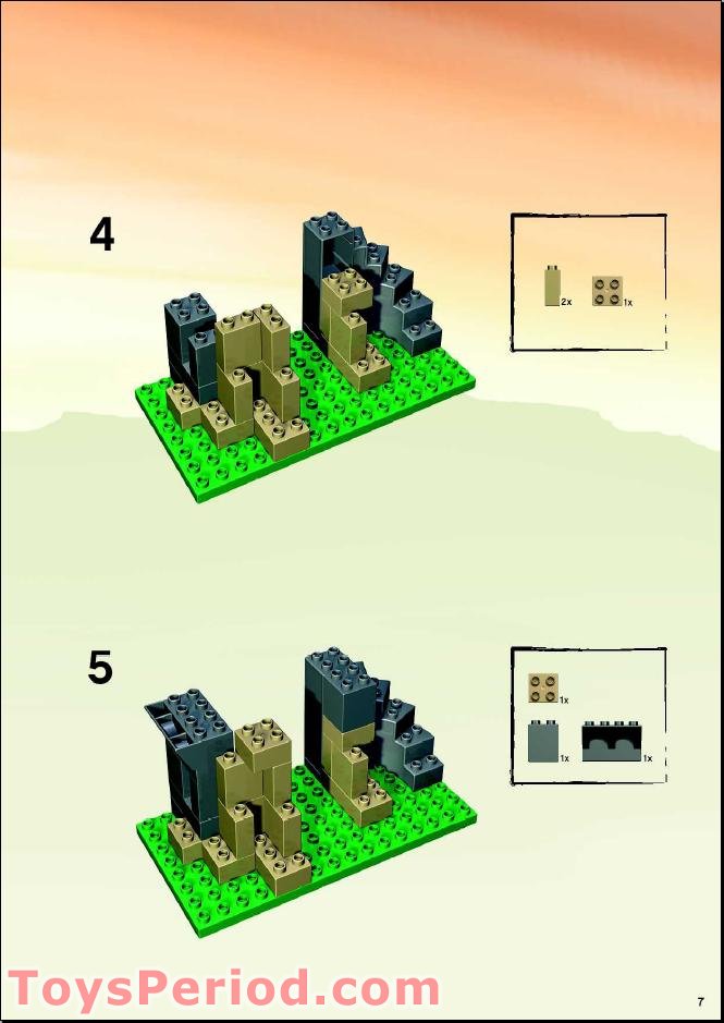 LEGO 4779 Defense Tower Instructions and Parts List