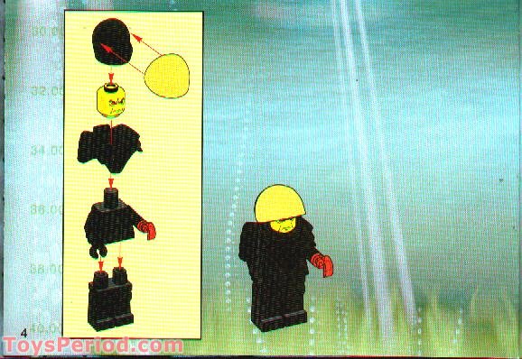 LEGO 4798 Evil Ogel Attack Instructions and Parts List