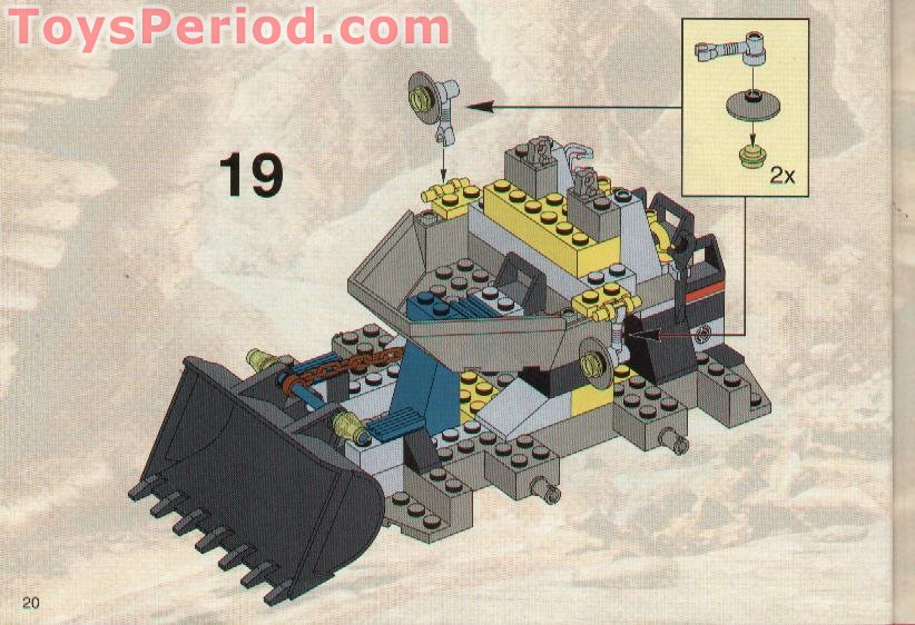 LEGO 4950 Loader-Dozer Instructions and Parts List