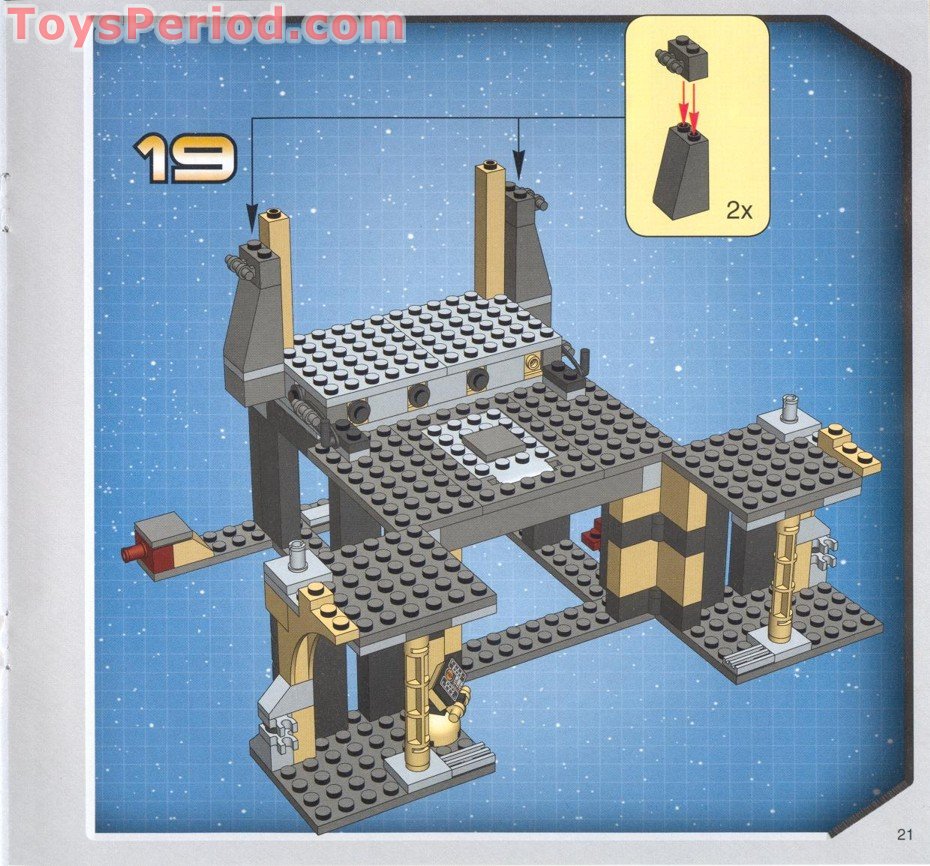 LEGO 4480 Jabba's Palace Instructions and Parts List