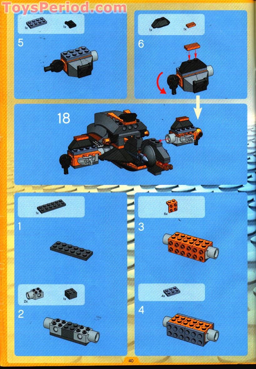 LEGO 4508 Titan Xp Instructions and Parts List