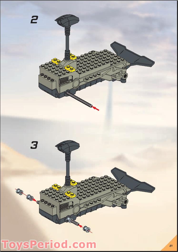 LEGO 4589 RC Nitro Flash Instructions and Parts List