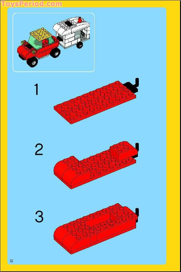 LEGO 5483 Ready, Steady, Build and Race Instructions and Parts List