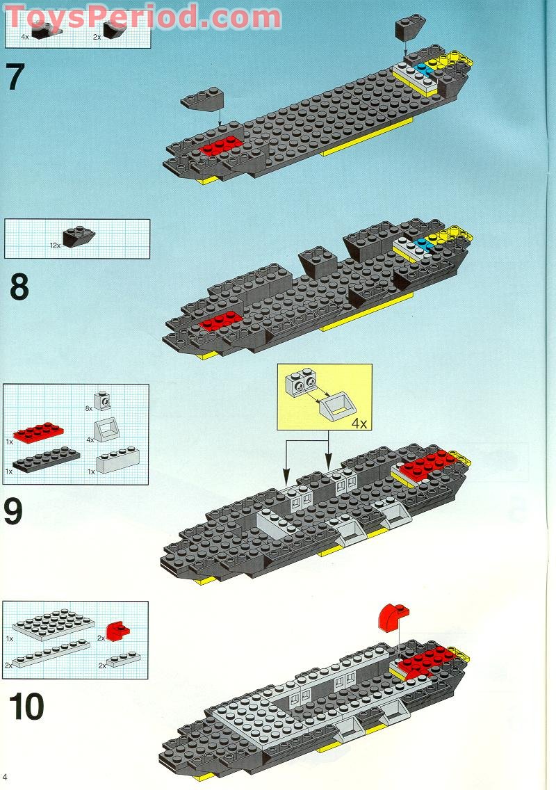 LEGO 5542 Black Thunder Instructions and Parts List